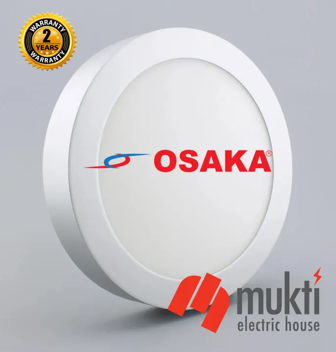 OSAKA 12W Round Surface Panel led Down lights Mukti 2 Years Warranty ...