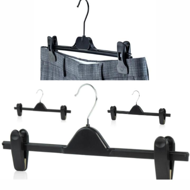 2 Pcs Cloth Hanger With Swivel Hook Plastic Clip cloth Hangers | Daraz ...