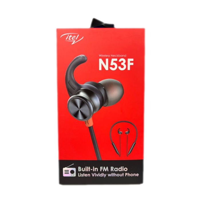 Itel N53F Ergonomic Magnetic Wireless Neckband - Black | Daraz.com.bd