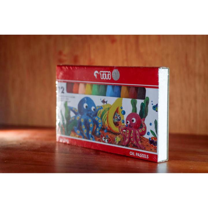 TITI oil pastel Color Pencil - 12 colours | Daraz.com.bd