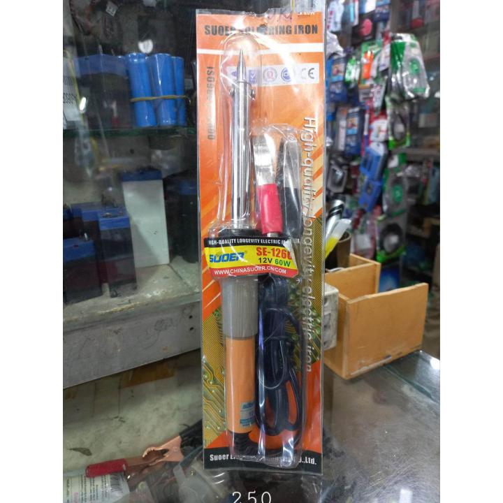 DC Soldering Iron 12V 60w SOUER - soldering iron | Daraz.com.bd