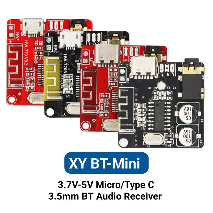 XY-BT-Mini Bluetooth Audio Receiver Board 3.7-5V Bluetooth 5.0 MP3 ...