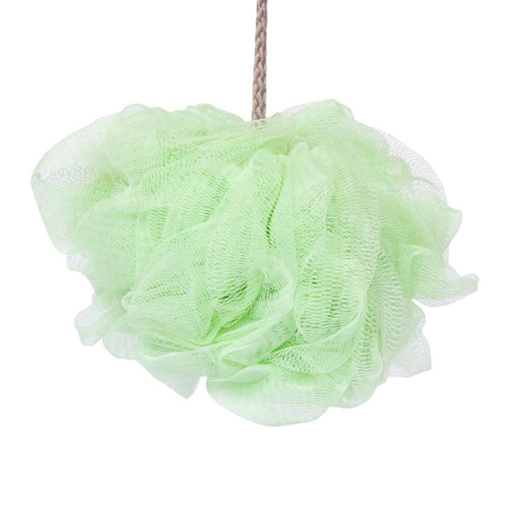 Groome Shower Ball Green - soft fiber gentle on skin long-lasting ...