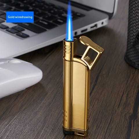 Personality Metal Cigarette Lighter Windproof Lighter Mini Butane Gas Lighter Unusual Lighters ...