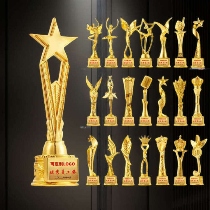 One piece resin trophy, dance Oscar competition awards, singing ...