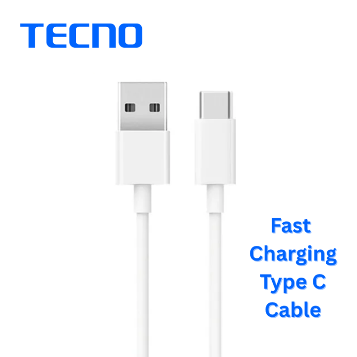 Original Tecno Type C Cable - 18W 33W 45W Fast Charger USB C Data Cord ...