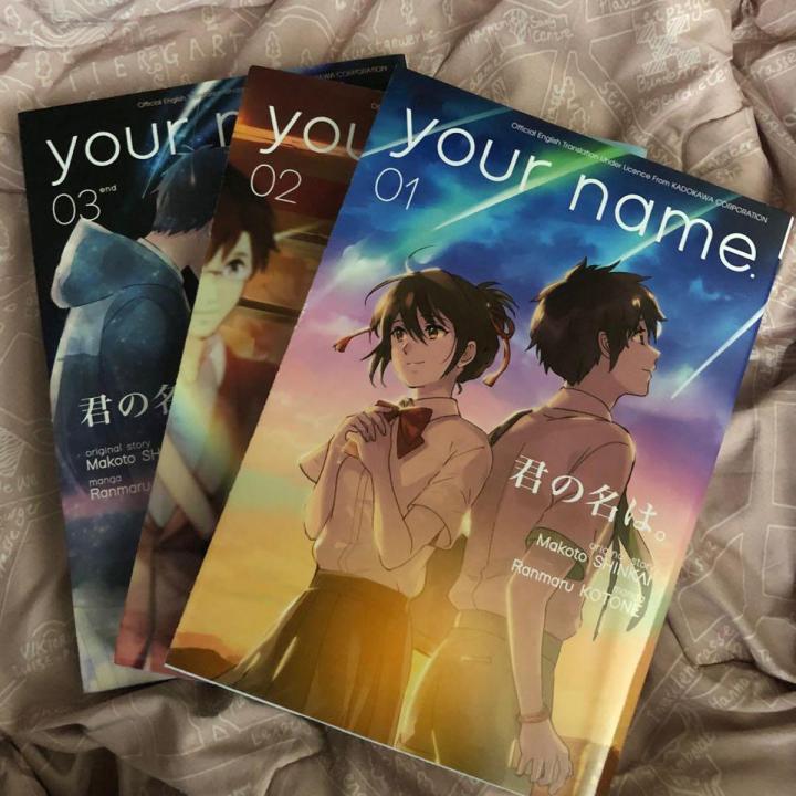 YOUR NAME #01-03 (MANGA) - Paperback – set, September 27, 2017 premium ...