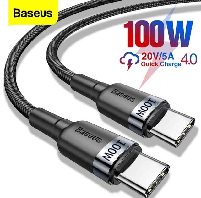 Baseus 100W USB C To USB Type C Cable | Daraz.com.bd