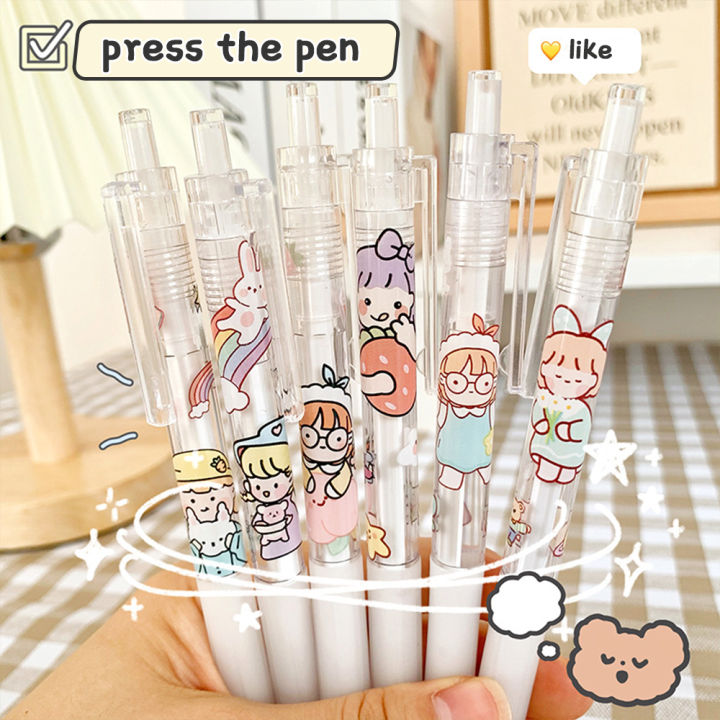 1/5/10Pcs 0.5Mm Random Pattern Reusable Water-based Pens Office ...