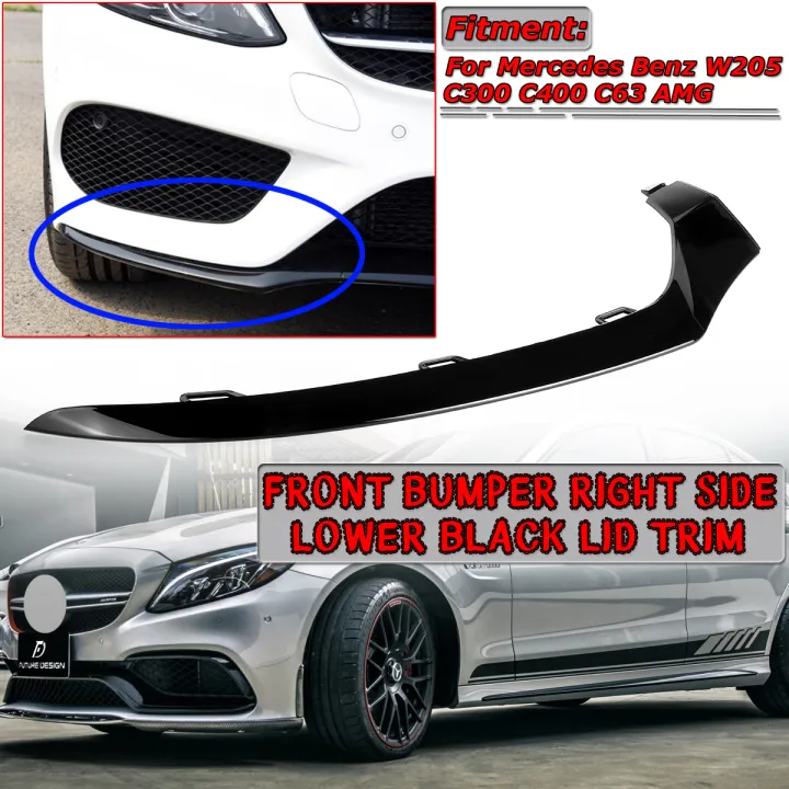 Speed lives Right Side Car Front Bumper Lower Lip Trim Front Lip Chin ...