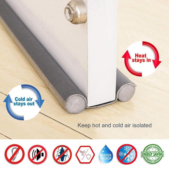 Flexible Door Bottom Stopper Door Weatherstrip Wind Dust Blocker Door ...