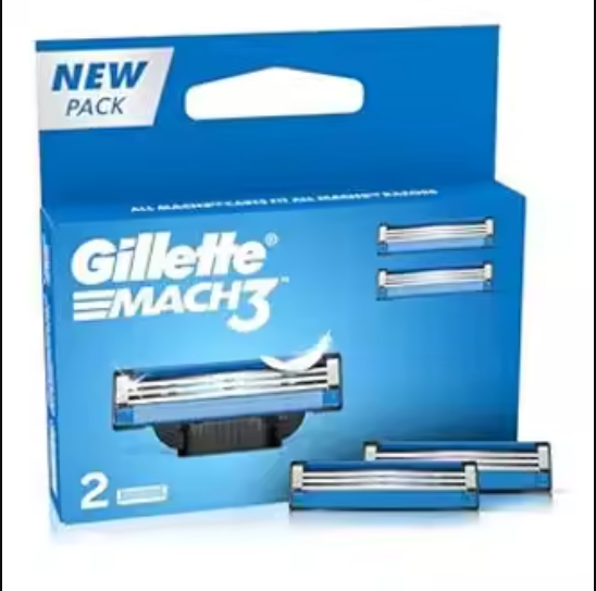 Gillette Mach3 Base cartridge 2 PCs Blade | Daraz.com.bd