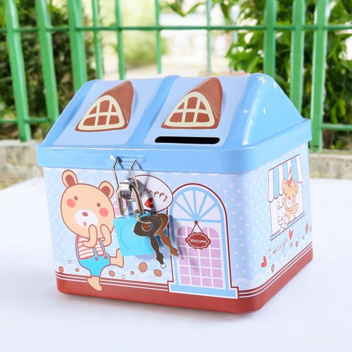 Money Box Indoor Change Container - Exquisite Cartoon Cute Cash Box ...