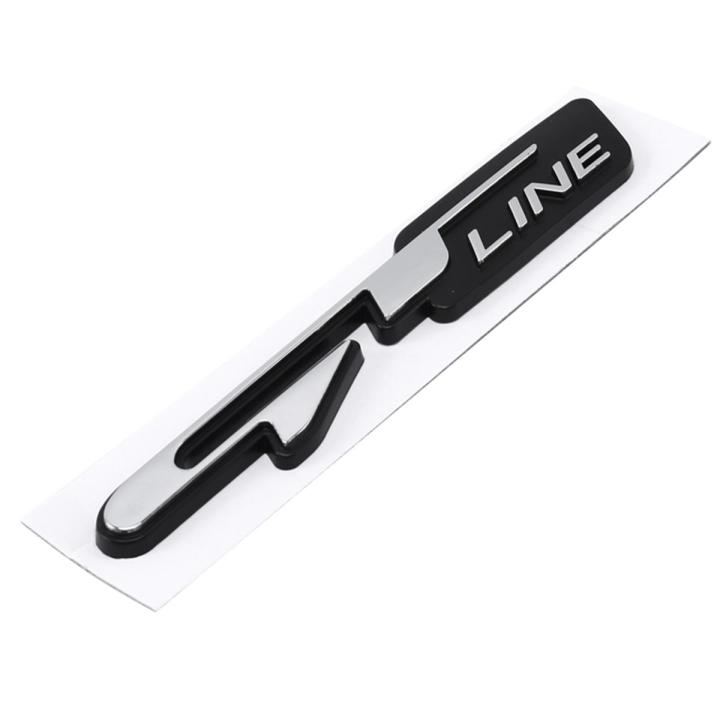 2X Cool 3D Car Style Sticker Gt Line Letters Sticker For Kia Rear Trunk ...