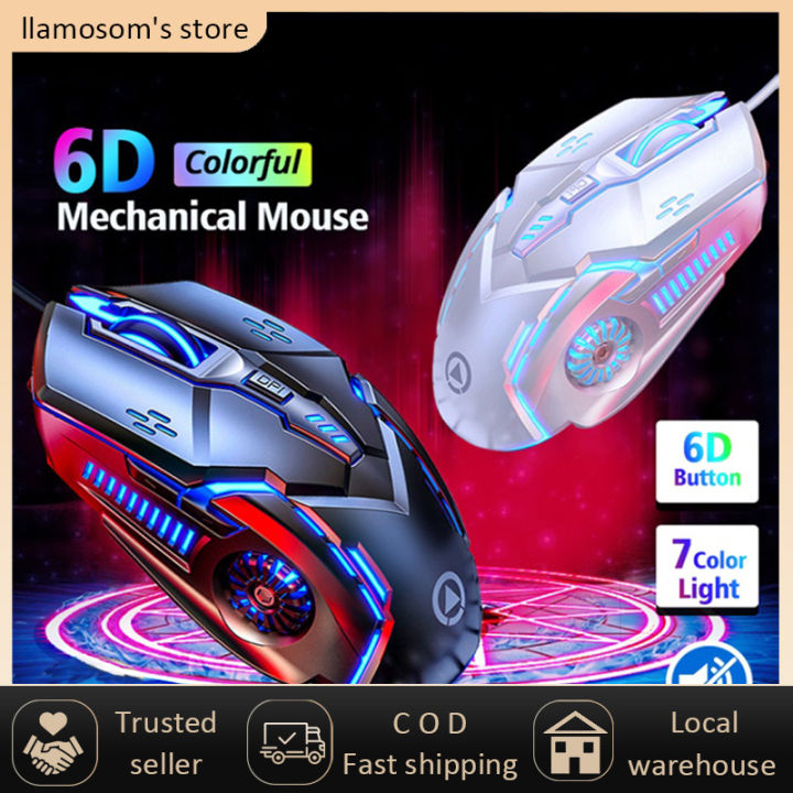G5 Gaming Mouse Wired Mouse 6D 4Speed DPI RGB Gaming Mouse For Computer ...