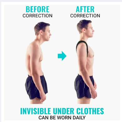 1Pcs Adjustable Posture Corrector Chest Belt Camelback Support Posture ...