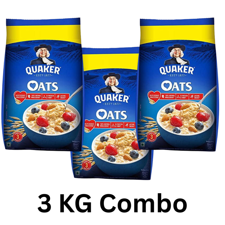 Quaker Oats (3 x 1kg) Pouch (3 x 1000 gm) | Daraz.com.bd