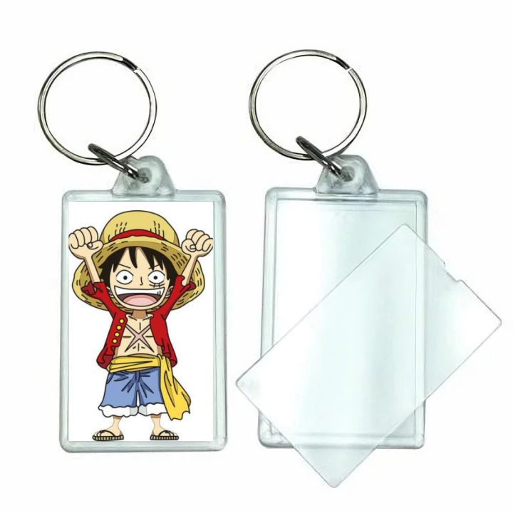 Luffy Key Chain From The Anime One Piece Acrylic Key Ring | Daraz.com.bd