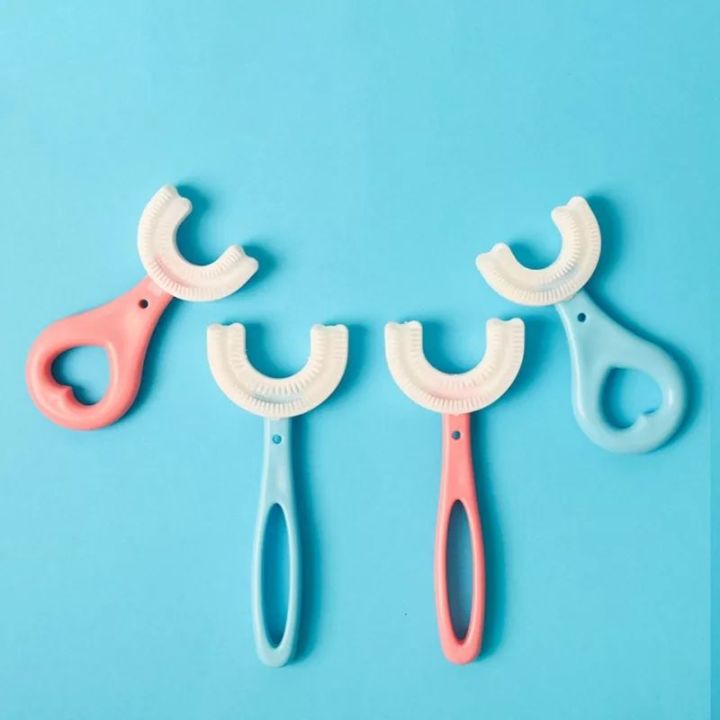 U Shape Silicone Baby Toothbrush | Daraz.com.bd