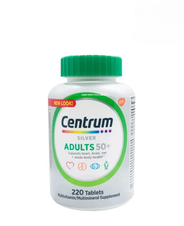 Centrum Silver Adults 50+,220 Tablets | Daraz.com.bd