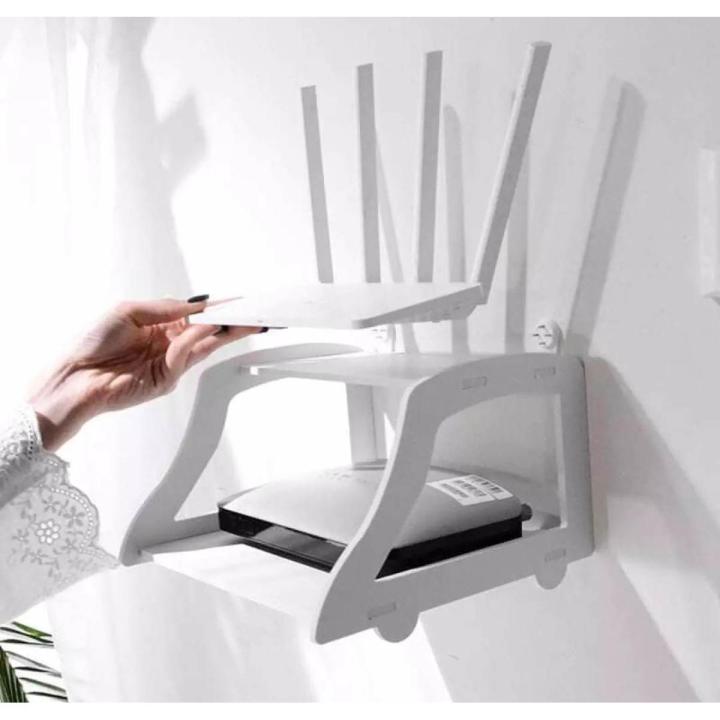 2 layer Router Storage Stand Set | Daraz.com.bd