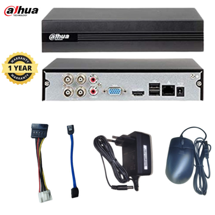 Dahua XVR 4-Channel DVR XVR1B04 Channel Penta-brid 4M-N/1080P Cooper 1U ...