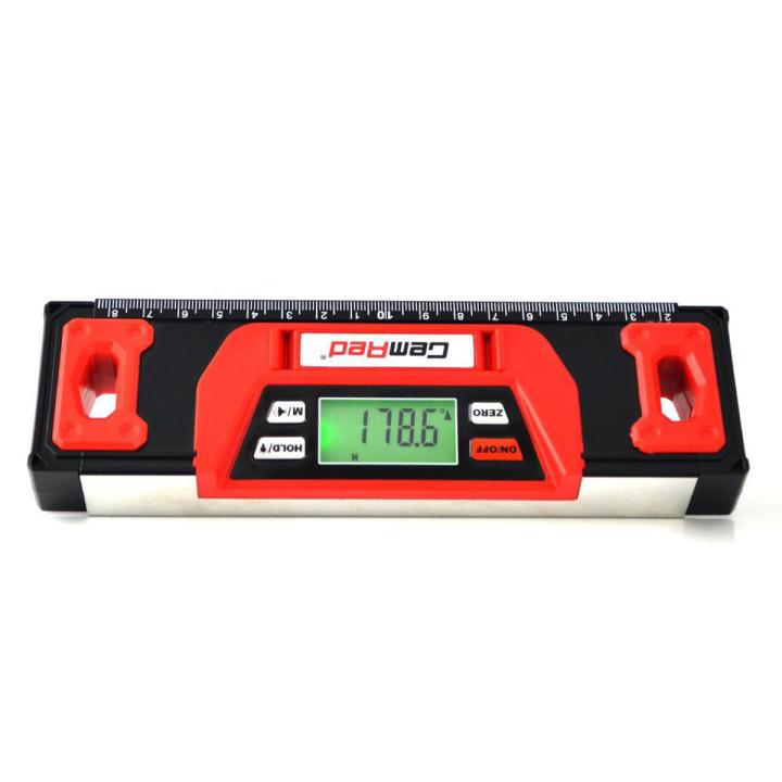 Digital Level 360° LED Display with Backlight Lever Ruler with Four ...