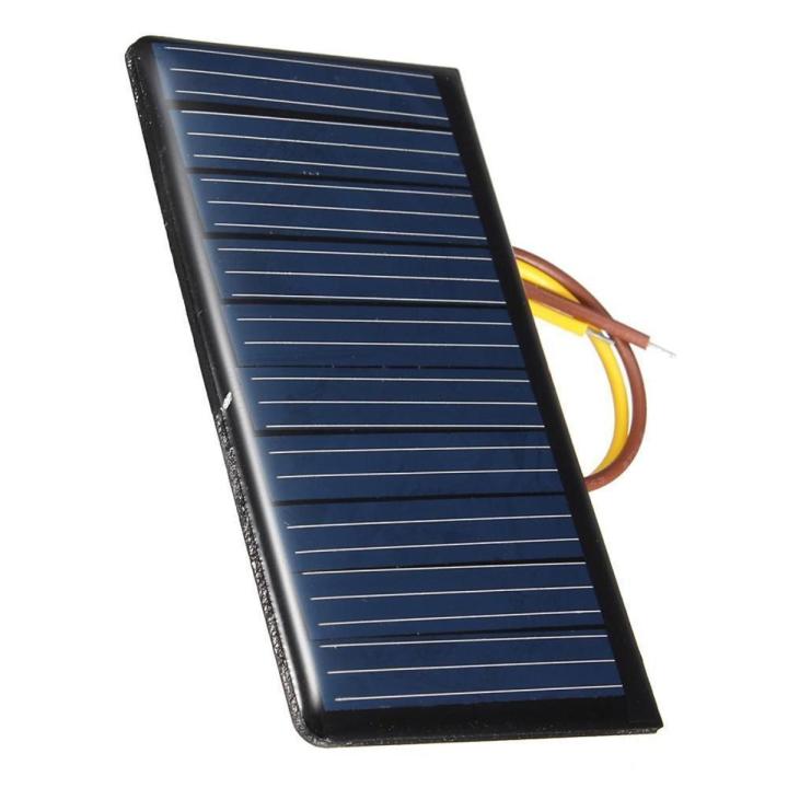 Solar Panel 5V, 4 Watts, 440 mAmp Mini Polycrystalline Solar Panel ...