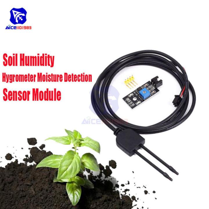 【happy one】DC 3.3 -12V Soil Humidity Sensor Tester Module Hygrometer ...
