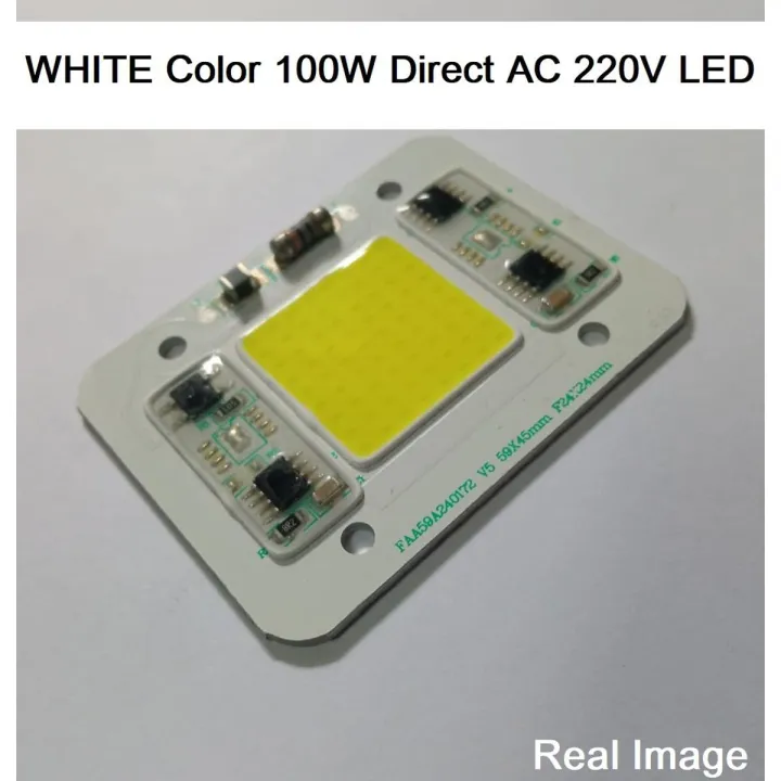 White WARM White Red Green Pink Color Supper Bright 100W Direct AC 220V ...