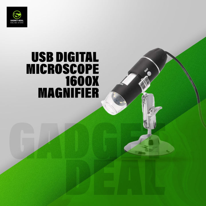 USB Digital Microscope 1600X Magnifier | Daraz.com.bd