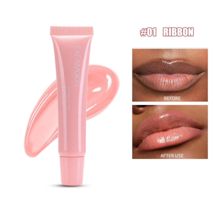 FAFAMOON Peptide Lip Tint & Lipstick #01-Ribbon | Daraz.com.bd