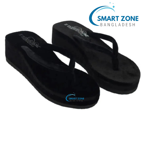 Smart Ladies Eva Sandal Flip Flop 2 Inch Hill, Girls Velvet Lifestyle ...