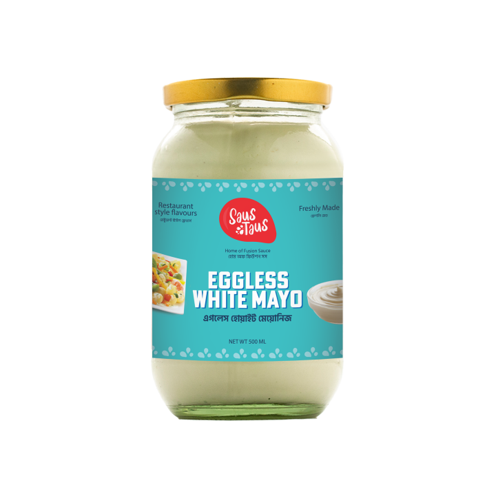 No egg EGGLESS WHITE MAYONNAISE 500 ML 1 Piece | Daraz.com.bd