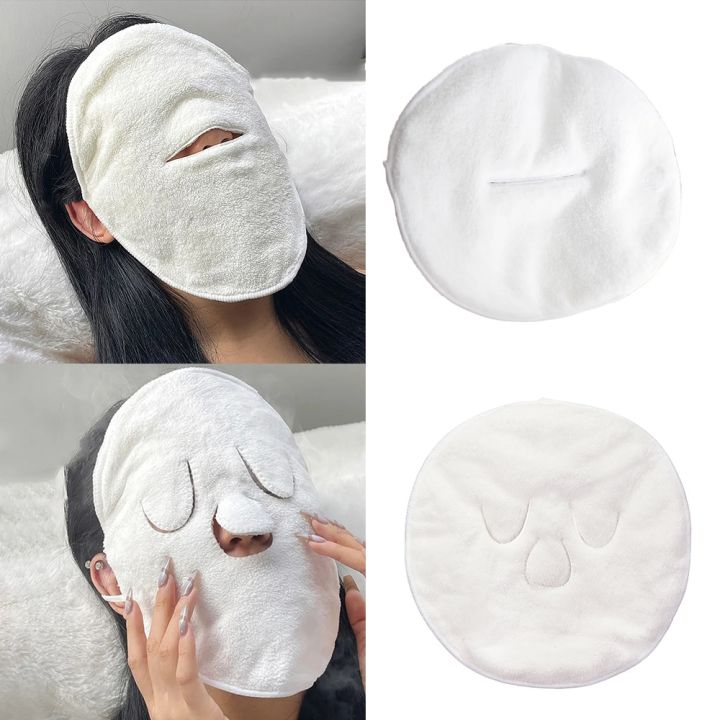 Hot Compress Towel Skin Care Mask Wet Compress Steamed Face Towel Opens ...