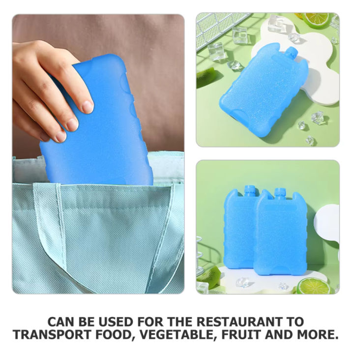 2/3/5pcs Reusable Ice Packs Compact Freezer Blocks for Lunch Boxes ...
