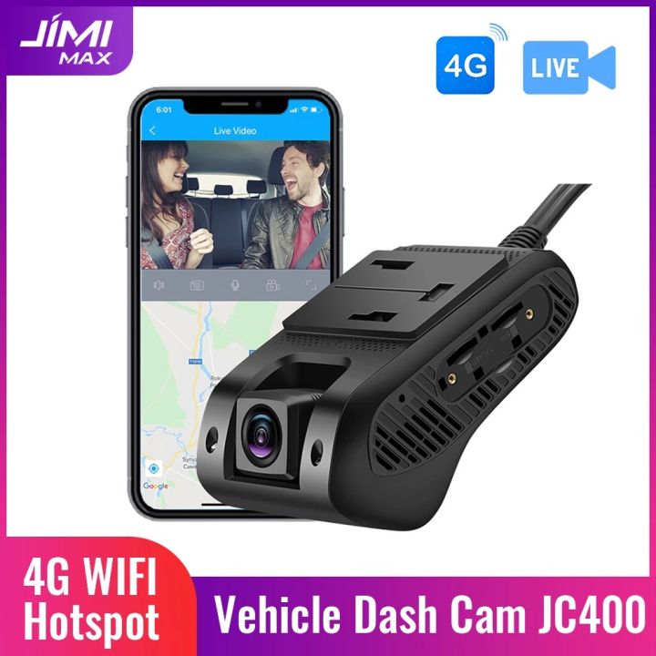 Jimi JC400P 4G Car Dashcam With 4G Remote Live Video Stream1080P Dual ...