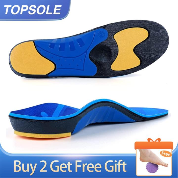 TOPSOLE Pain Relief Orthopedic Insole Plantar Fasciitis High Arch ...