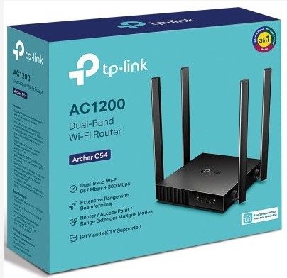 Archer C54 Ethernet Dual-Band AC1200 Mbps Wi-Fi Router | Daraz.com.bd