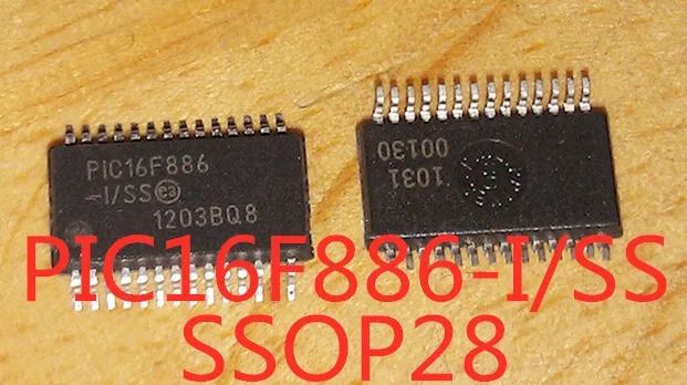 1PCS/LOT PIC16F886 PIC16F886-I/SS SSOP-28 SMD Microcontroller New In Stock | Daraz.com.bd