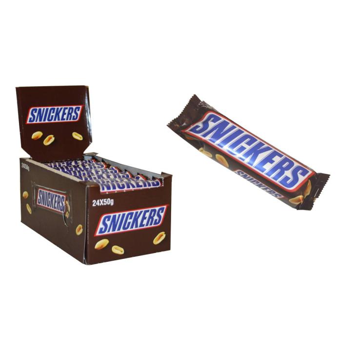 Snickers chocolate box 50 gm 24 pcs | Daraz.com.bd