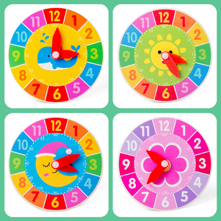 Busy Board DIY Clock Toys Baby Montessori Sensory Activity Board ...