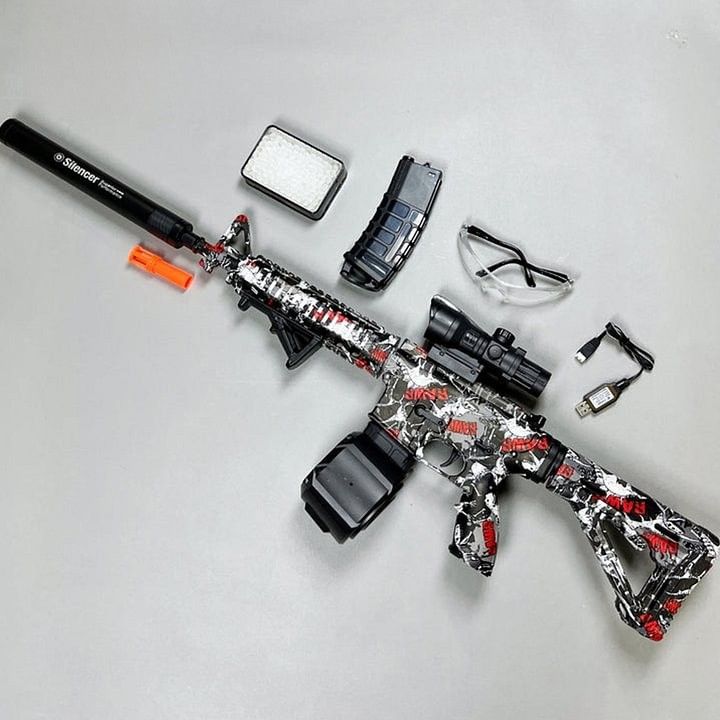 Electric M416 Gel Blaster Gun 🔥 | Rechargeable Battery | Safe Soft ...