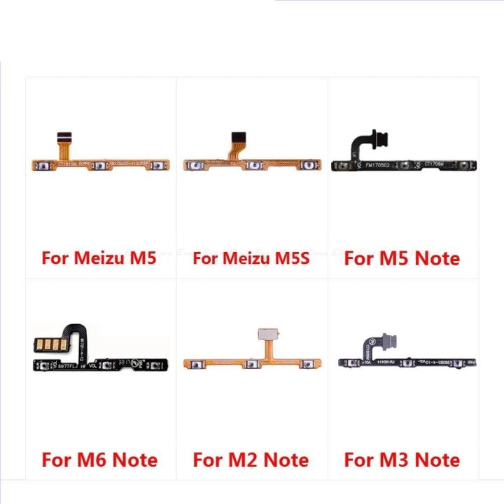 Mute Switch Power Key For MeiZu M6 M5 M3 M2 Note M5S ON OFF Volume ...