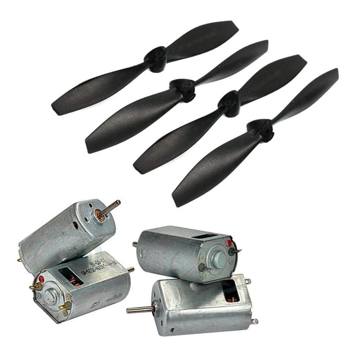 180 Motor Kit with 110mm ABS Wings (4pcs) and Additional Spears (2 CW ...