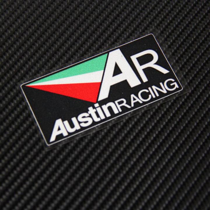 【VisioN Shop】8CMx4CM Austin Racing motorcycle Stickers motorbike Decals ...