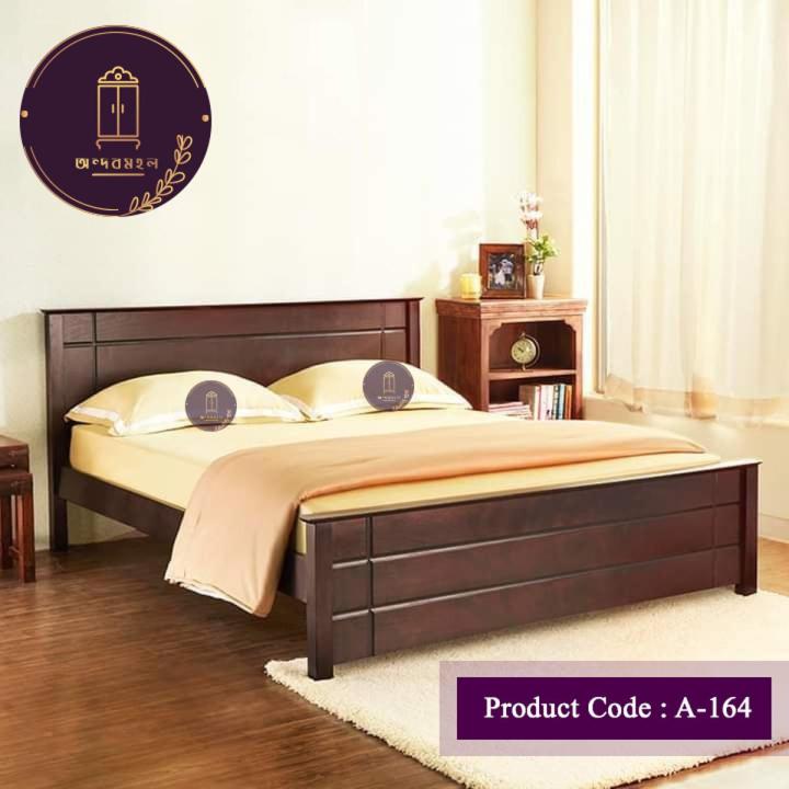 Andormahal Stylish khat/bed king size ( Made Of MDF Board)-6ft by 7 ft ...