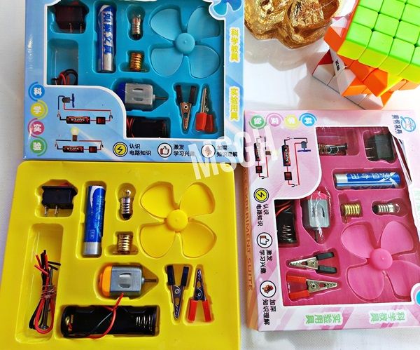 KNAFS Science School Projects Experiment Kits Fan Light Bulb Electric ...