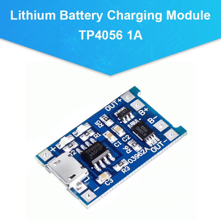 TP4056 Charging Module Circuit 5V 1A Micro USB Lithium-Ion 18650 ...