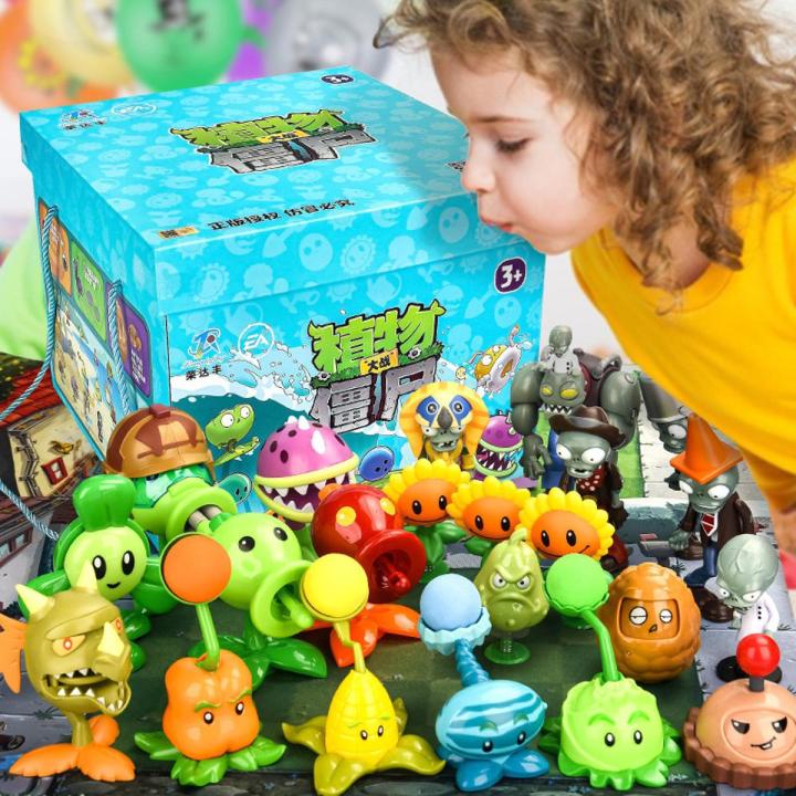 New Role PLANTS VS ZOMBIES 2 PVZ Toys Full Set Gift For Boys Box-packed Children's Dolls Action ...